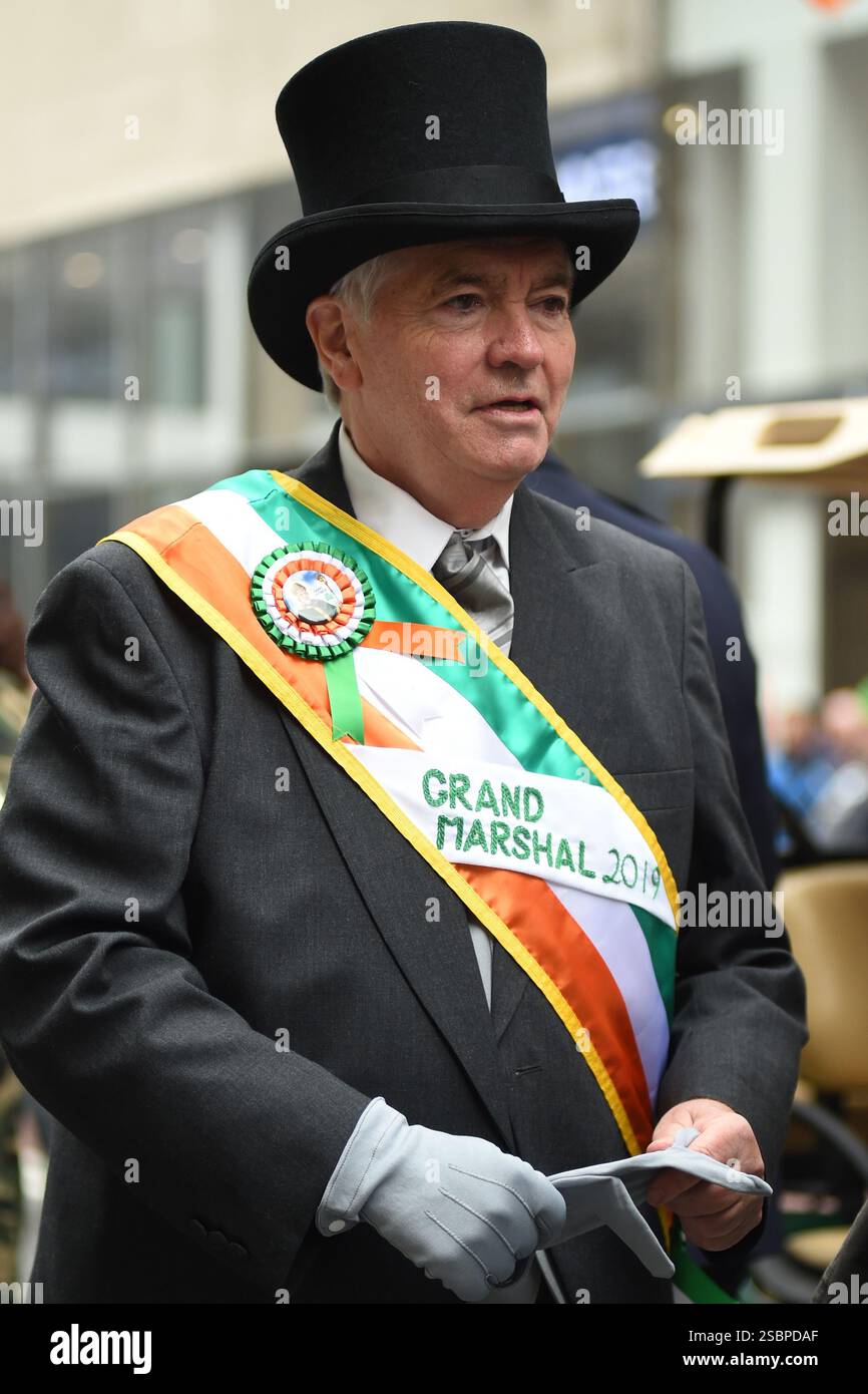 Dr Brian O'Dwyer marching in the St. Patrick's Day Parade on March 16 ...