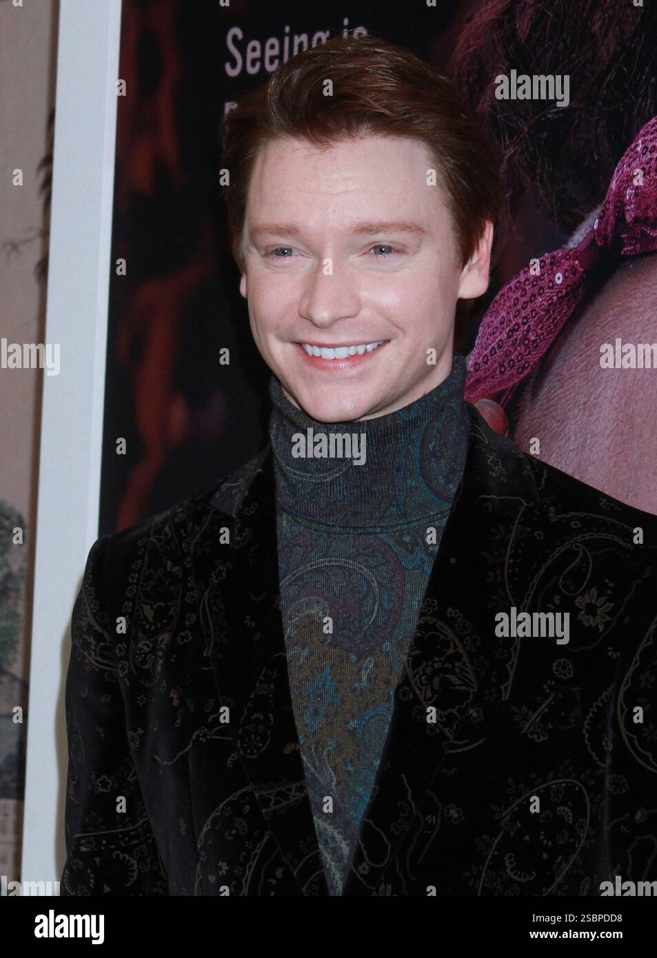 Calum Worthy arriving at the premiere of 'The Act' at The Whitby ...