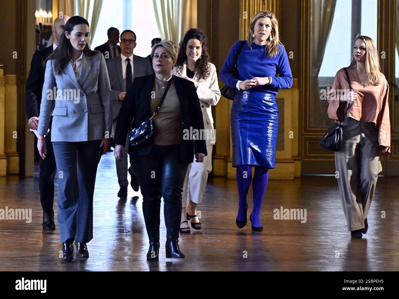 Minister of Justice Annelies Verlinden pictured during a New Year's ...