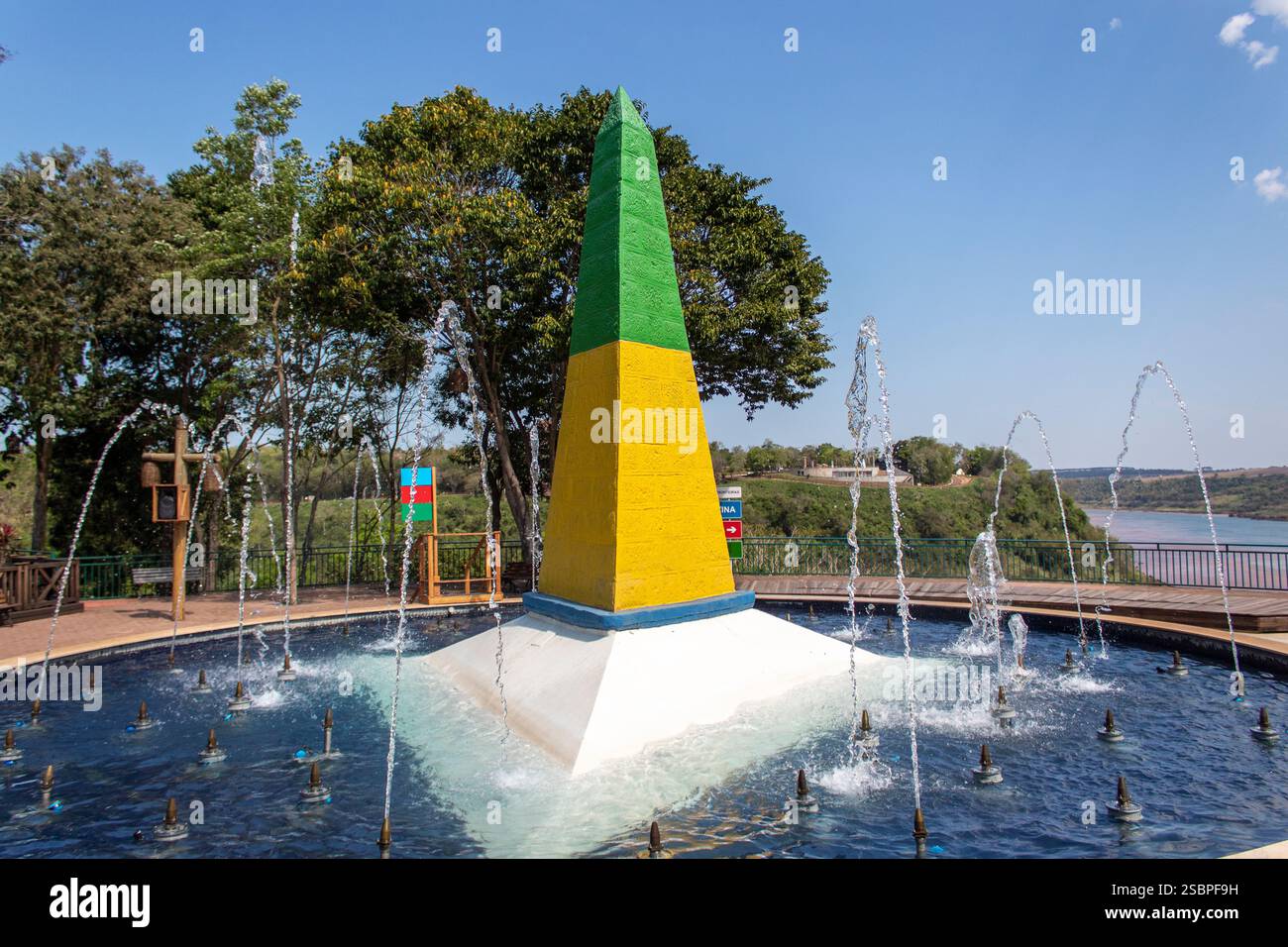 Three frontier. Borders Stock Photo - Alamy