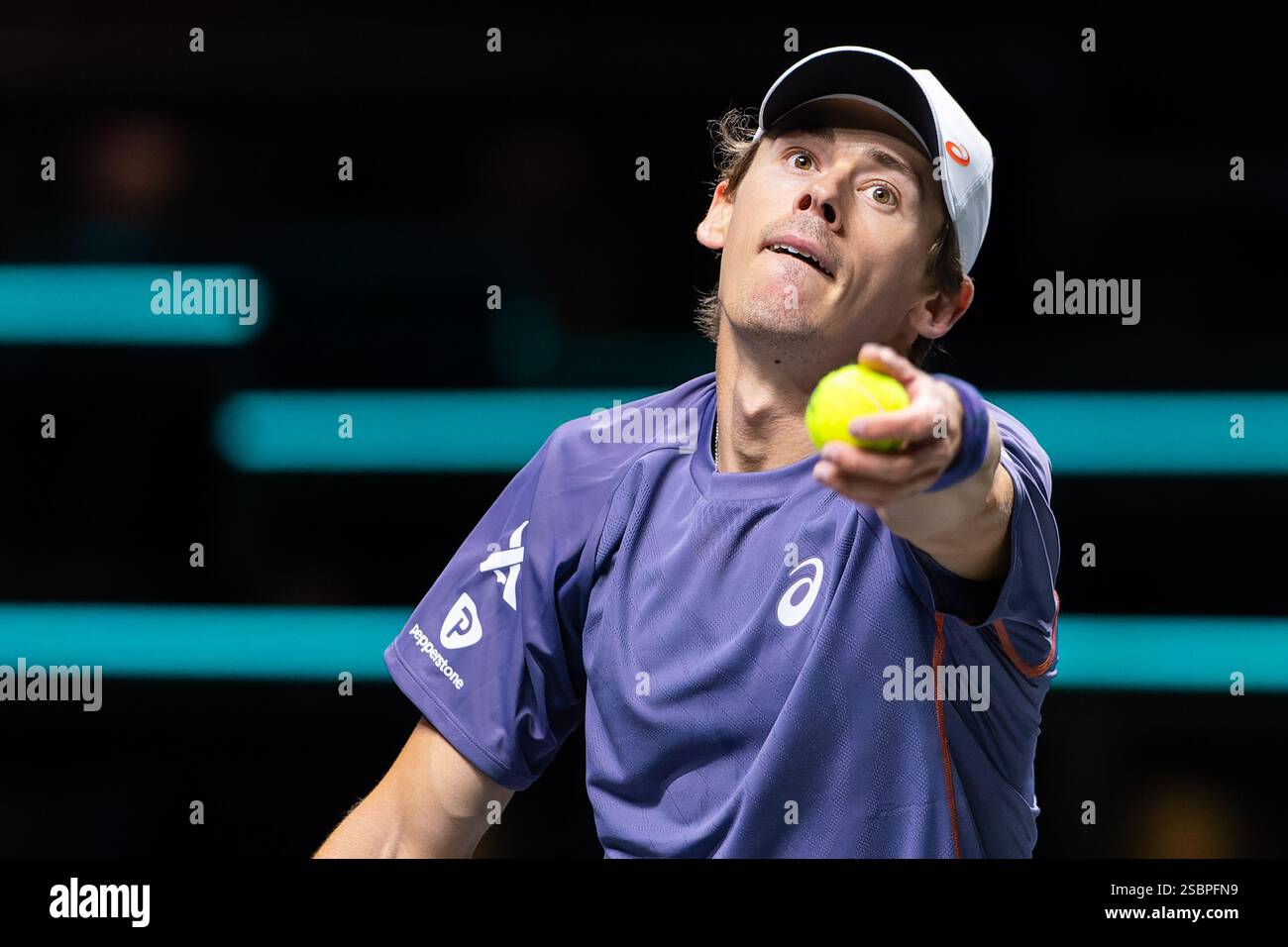 Rotterdam, Netherlands. 04th Feb, 2025. ROTTERDAM, NETHERLANDS - FEBRUARY 4: Alex De Minaur of ...