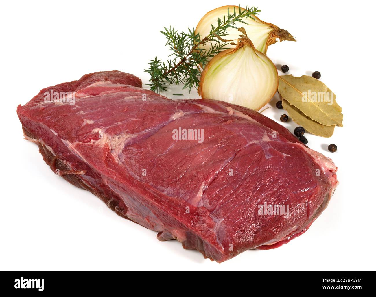 Raw boar meat steak Cut Out Stock Images & Pictures - Alamy