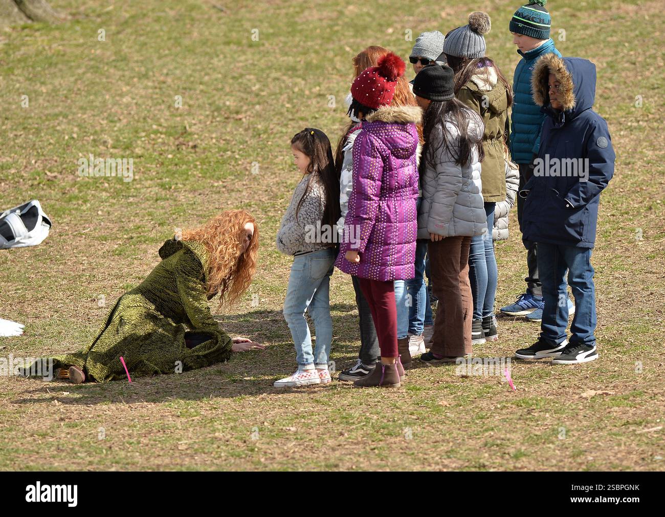 Actor Nicole Kidman shoots a scene in which her character faints on the ...
