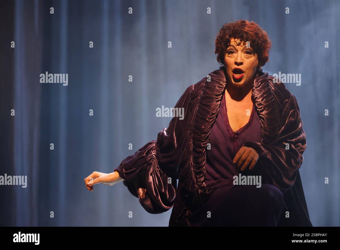 Actress Marta Ribera during the graphic pass of the musical 'Gypsy ...