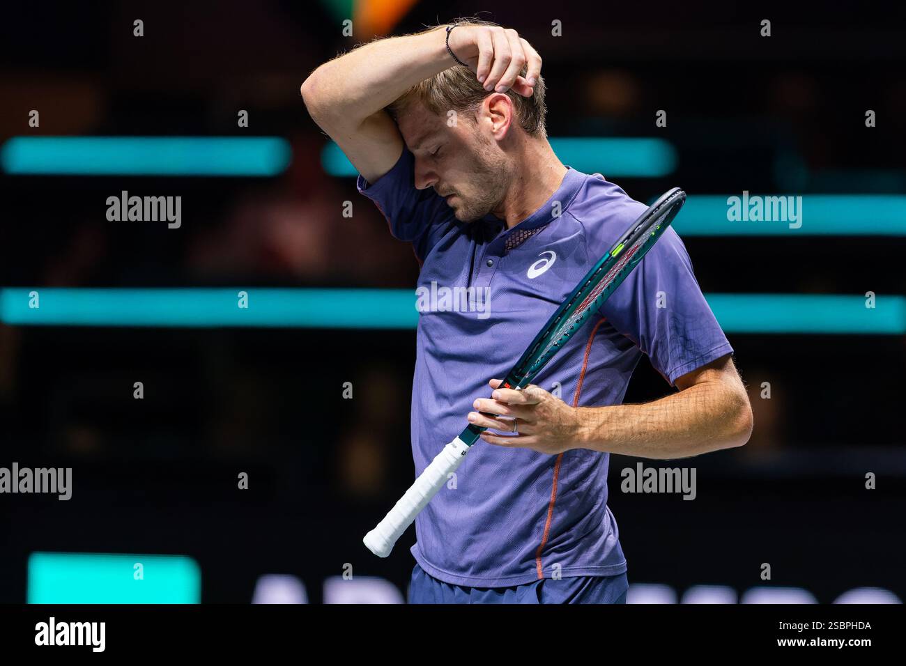 Rotterdam, Netherlands. 04th Feb, 2025. ROTTERDAM, NETHERLANDS - FEBRUARY 4: David Goffin of ...