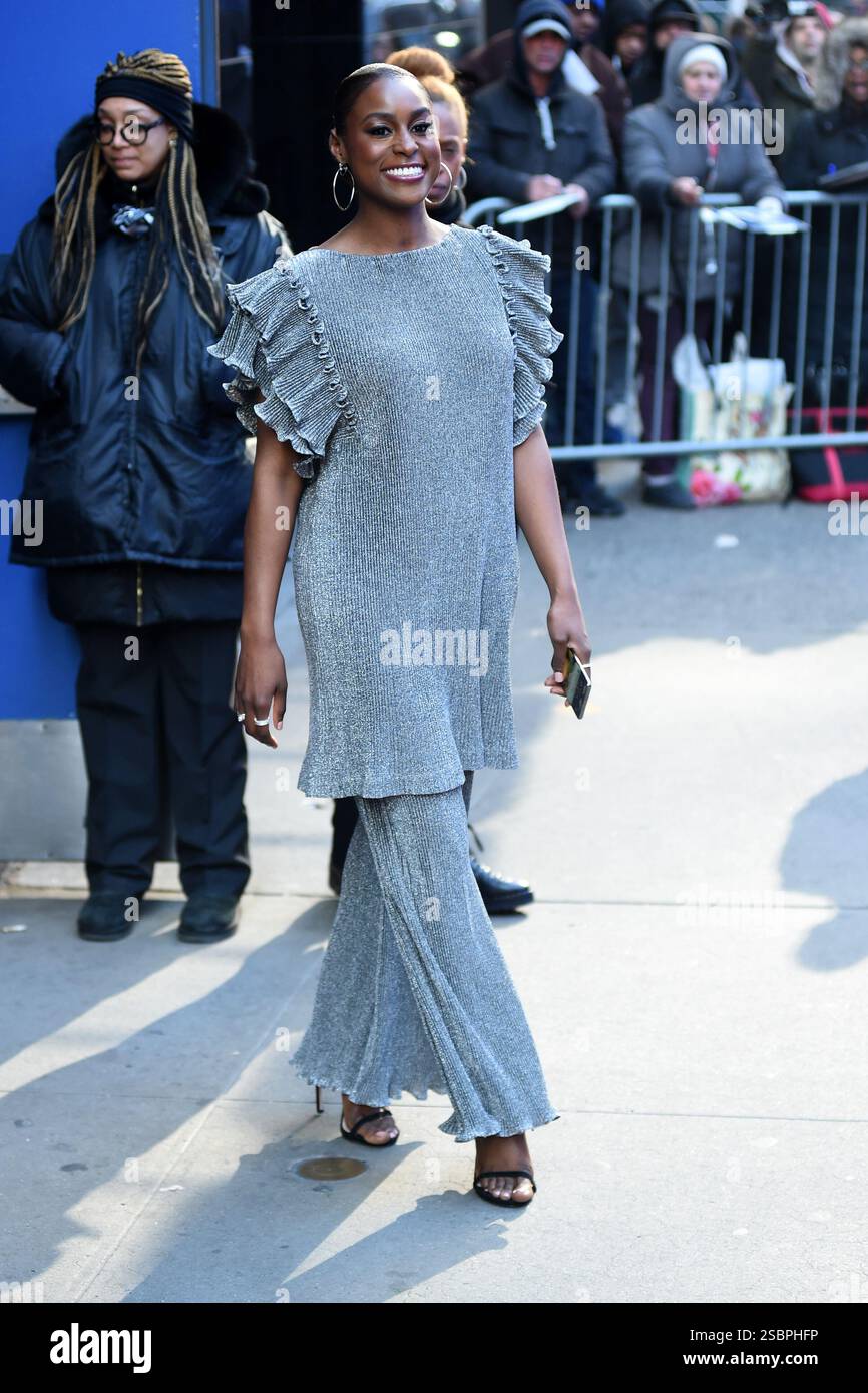 Issa Rae leaving a taping of Good Morning America in Times Square on ...