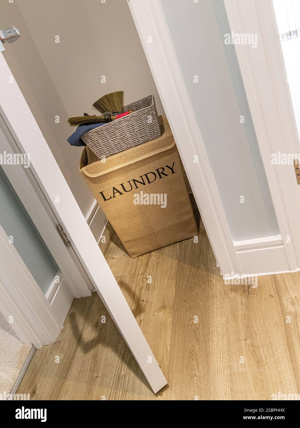 Modern developer house interiors Stock Photo - Alamy