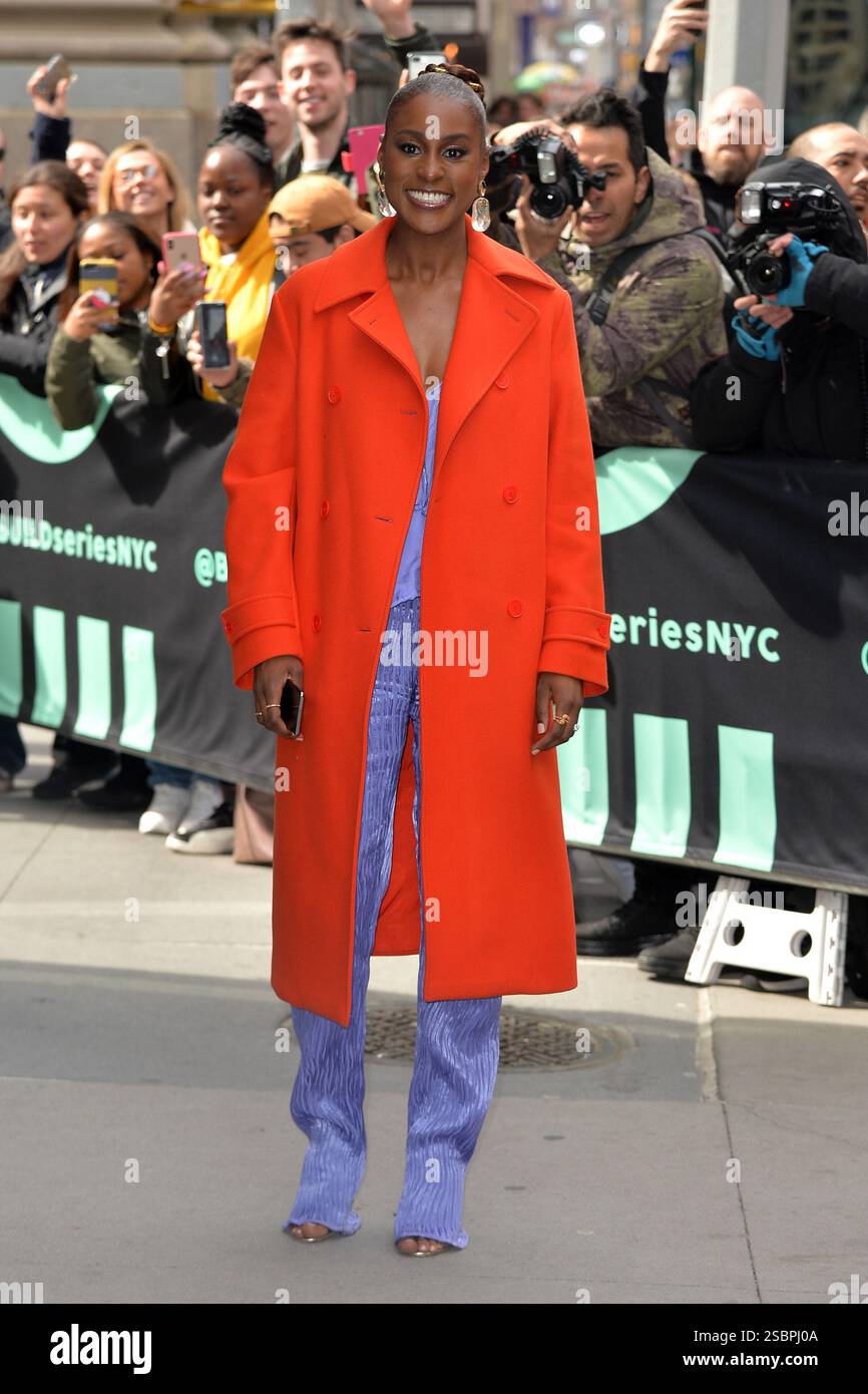 Issa Rae made an appearance on Build Series on April 2, 2019 in New ...