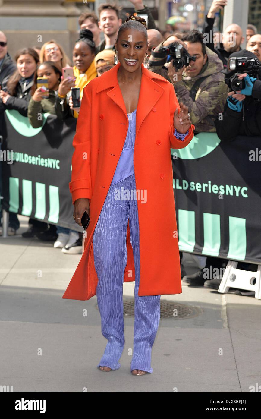 Issa Rae made an appearance on Build Series on April 2, 2019 in New ...