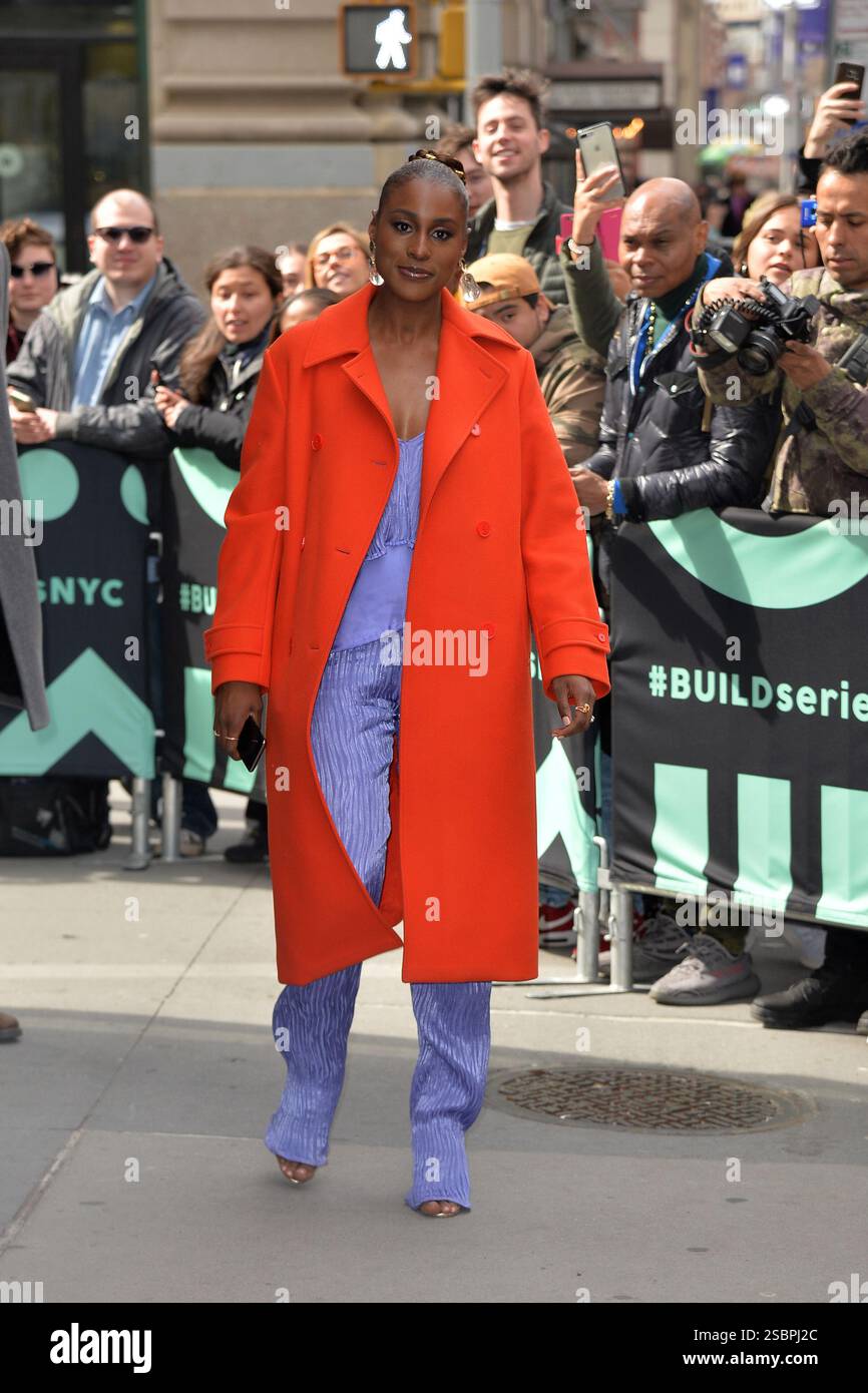 Issa Rae made an appearance on Build Series on April 2, 2019 in New ...