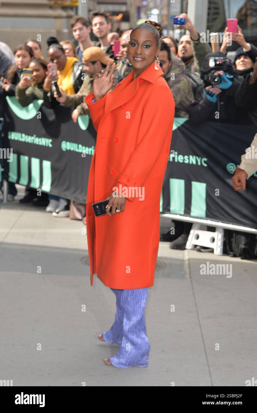 Issa Rae made an appearance on Build Series on April 2, 2019 in New ...