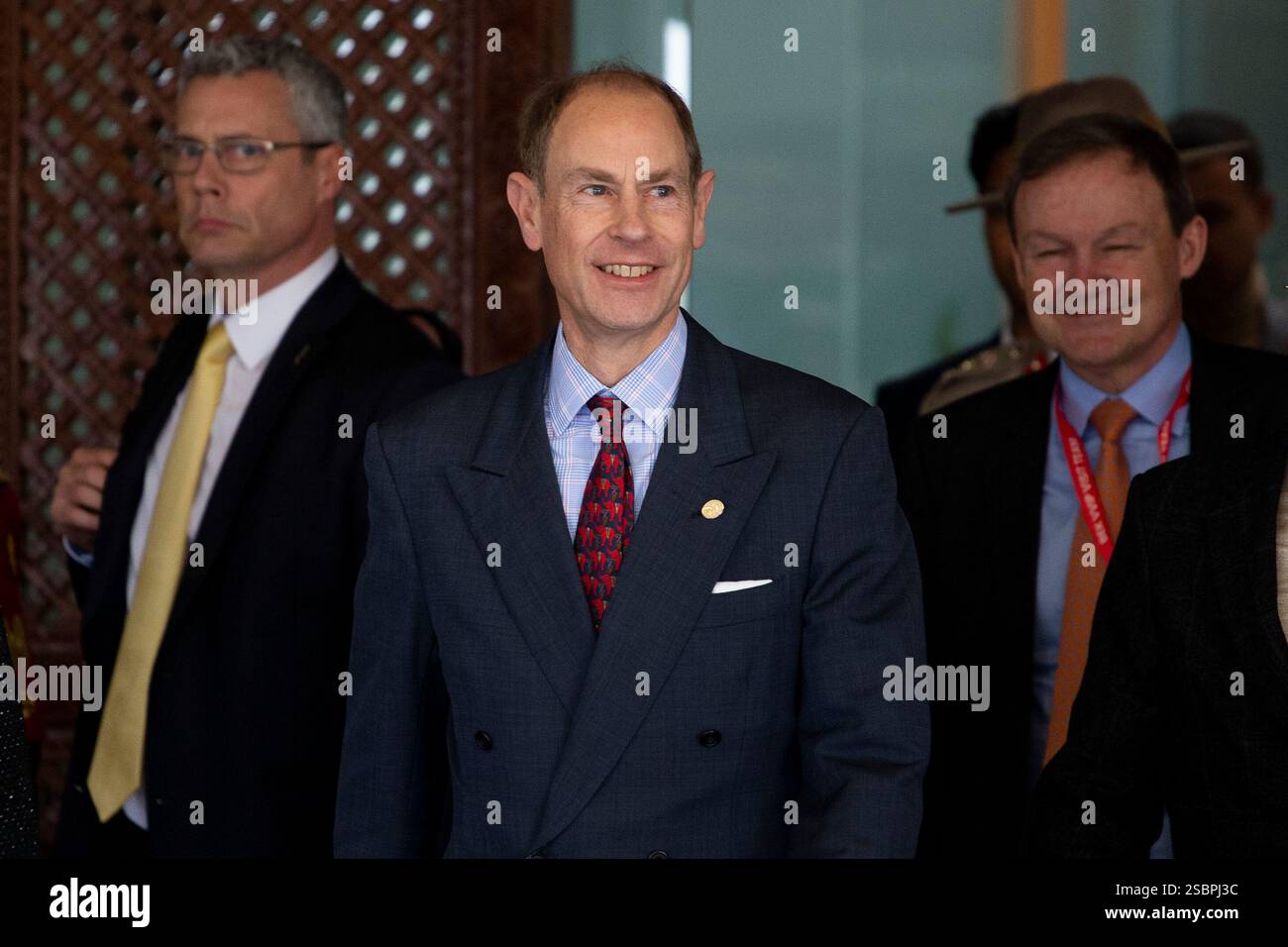 On February 4, 2025, in Kathmandu, Nepal. Britain’s Prince Edward ...