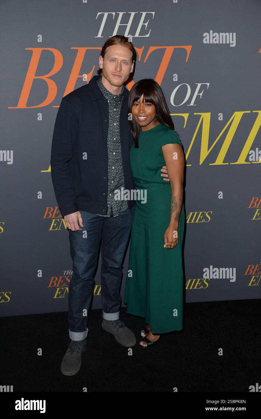 Nicholas Logan attending 'The Best of Enemies' film premiere on April 4 ...