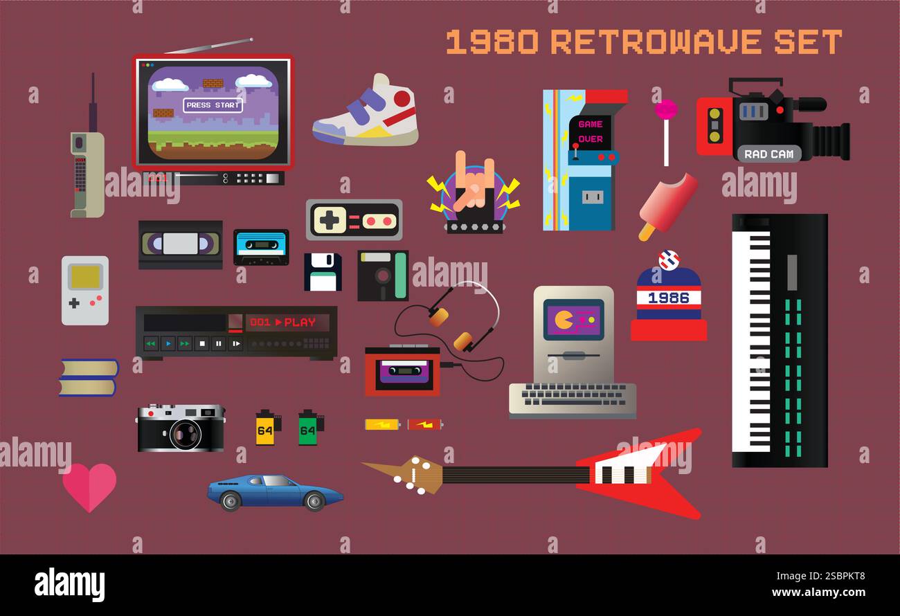 First tv video game Stock Vector Images - Alamy