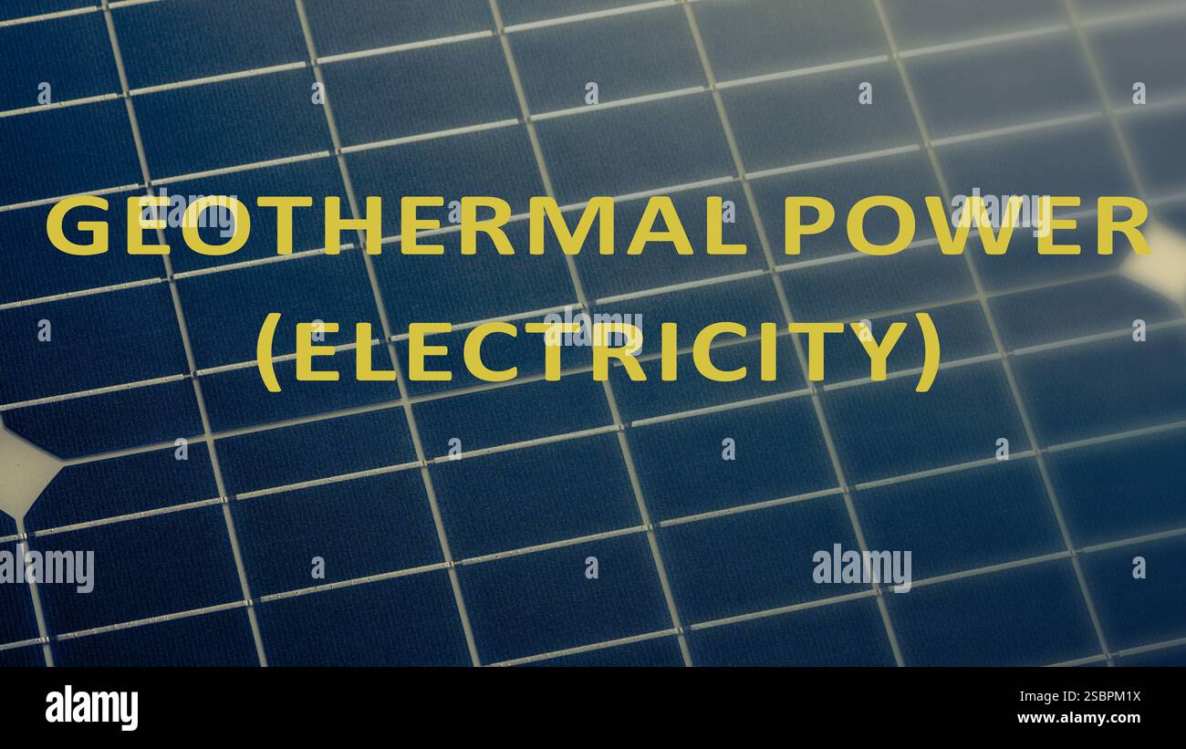 Geothermal Power (Electricity) Uses heat from the Earth’s core to ...