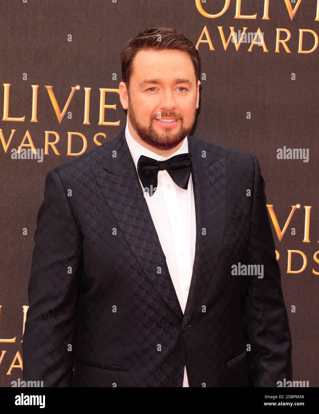 Jason Manford attending The OLIVIER Awards at The Albert Hall London ...