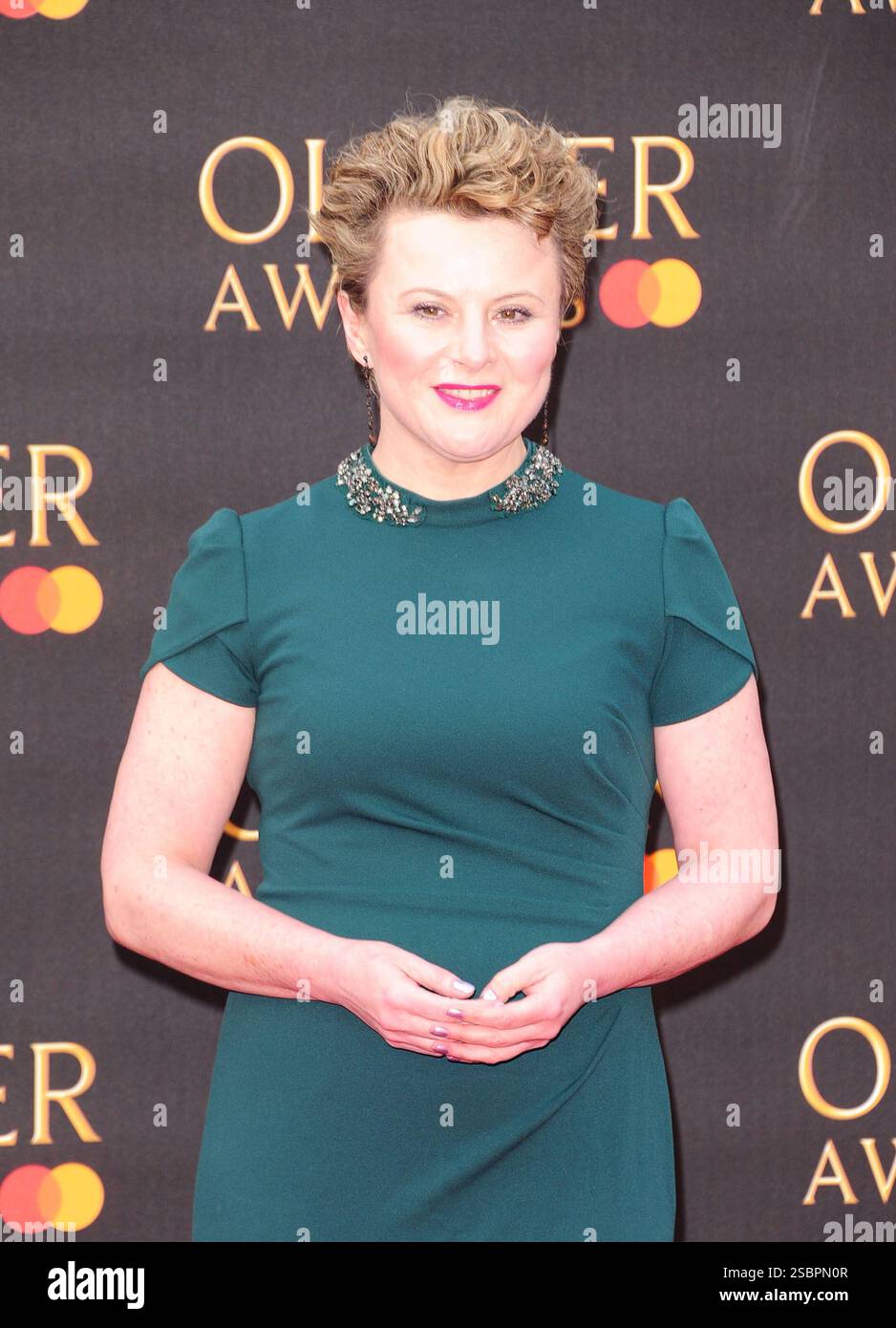 Monica Dolan attending The OLIVIER Awards at The Albert Hall London 7th ...
