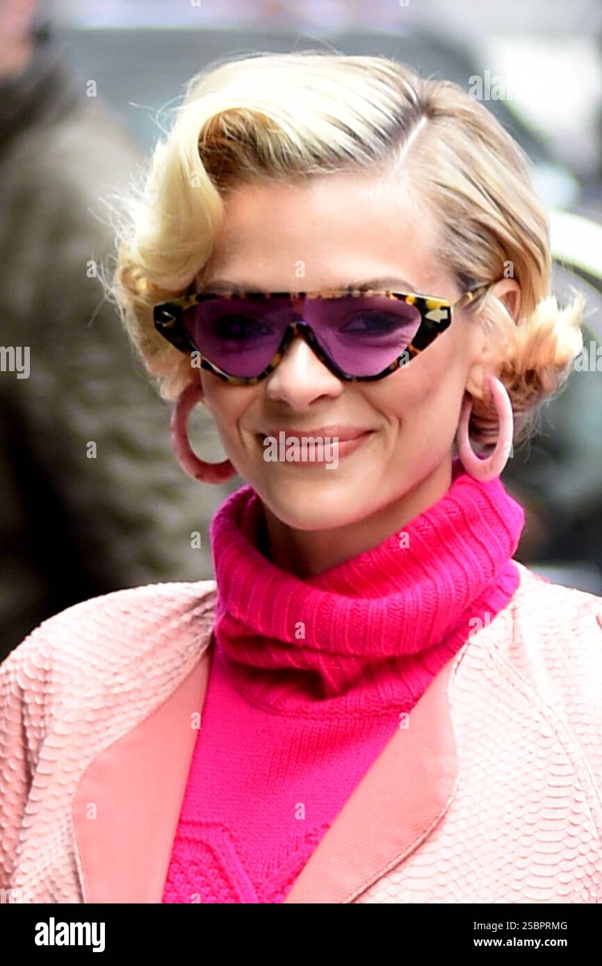 Jaime King at taping of Good Morning America in Times Square on April ...