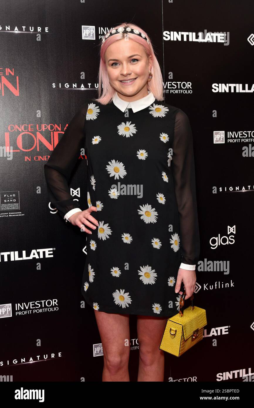 Freja Budd attends the 'Once Upon A Time in London' - World Premiere at ...