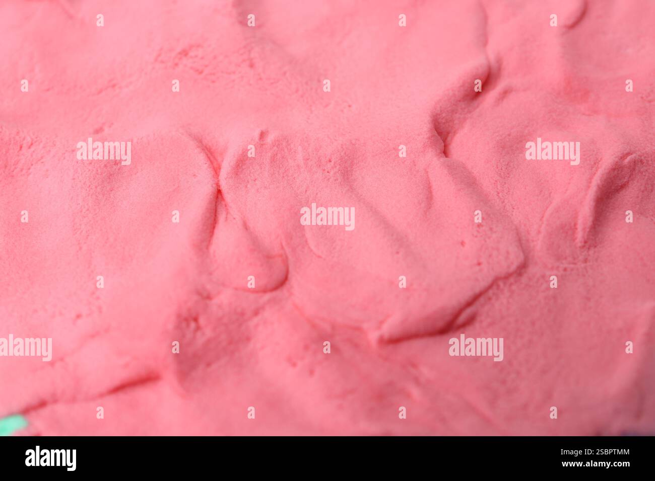 Bright pink play dough as background, closeup Stock Photo - Alamy