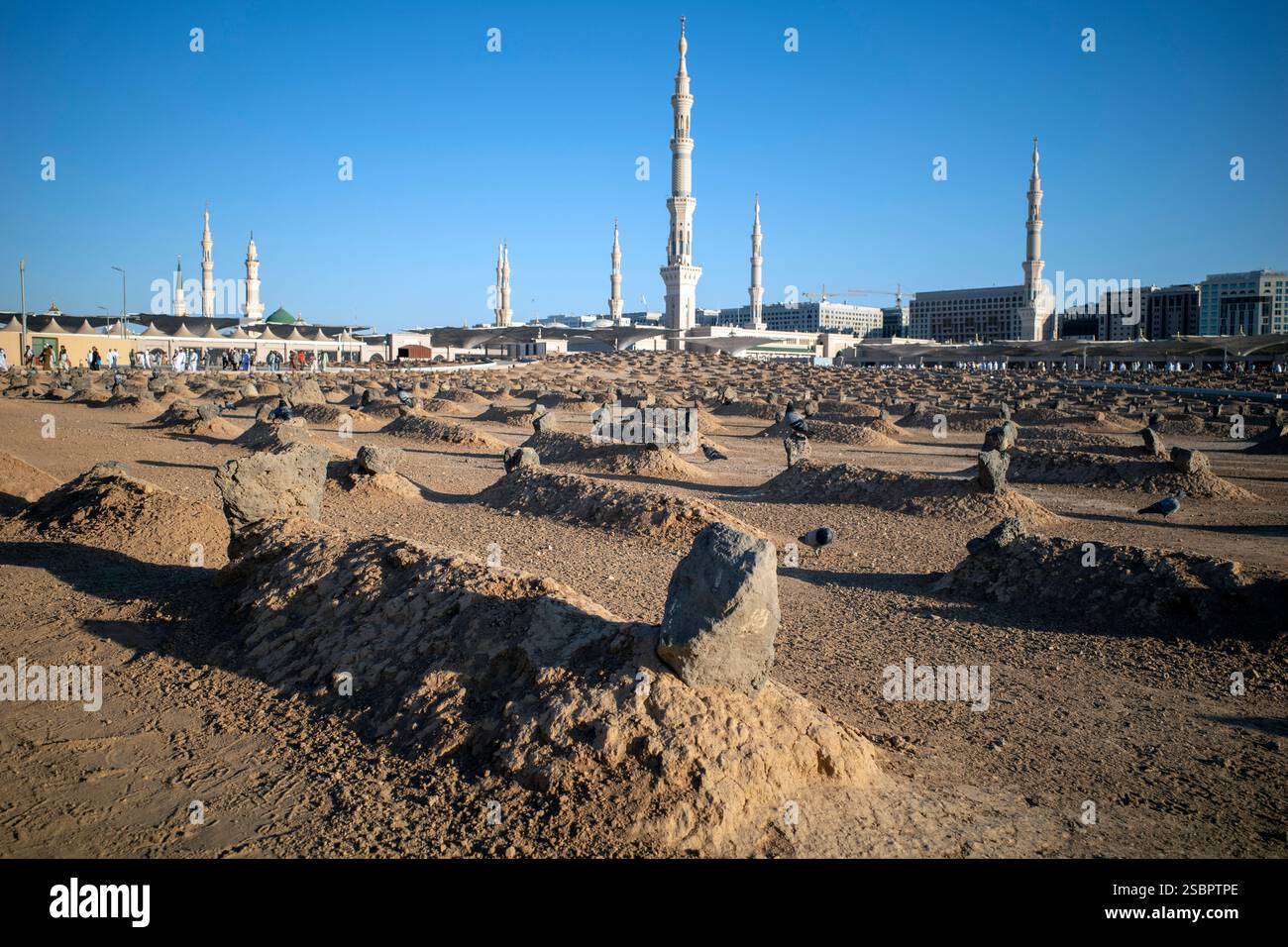 Jannat Al-Baqi (Garden of Baqi), a cemetery in Medina, Saudi Arabia ...