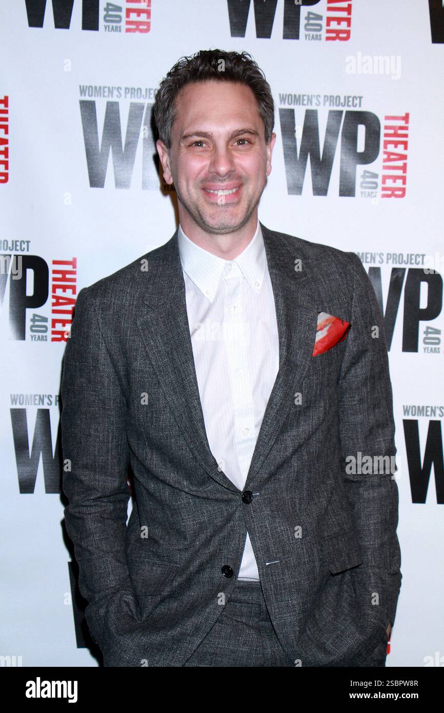 Thomas Sadowski arriving at the WP Theater's 40th Anniversary Gala ...