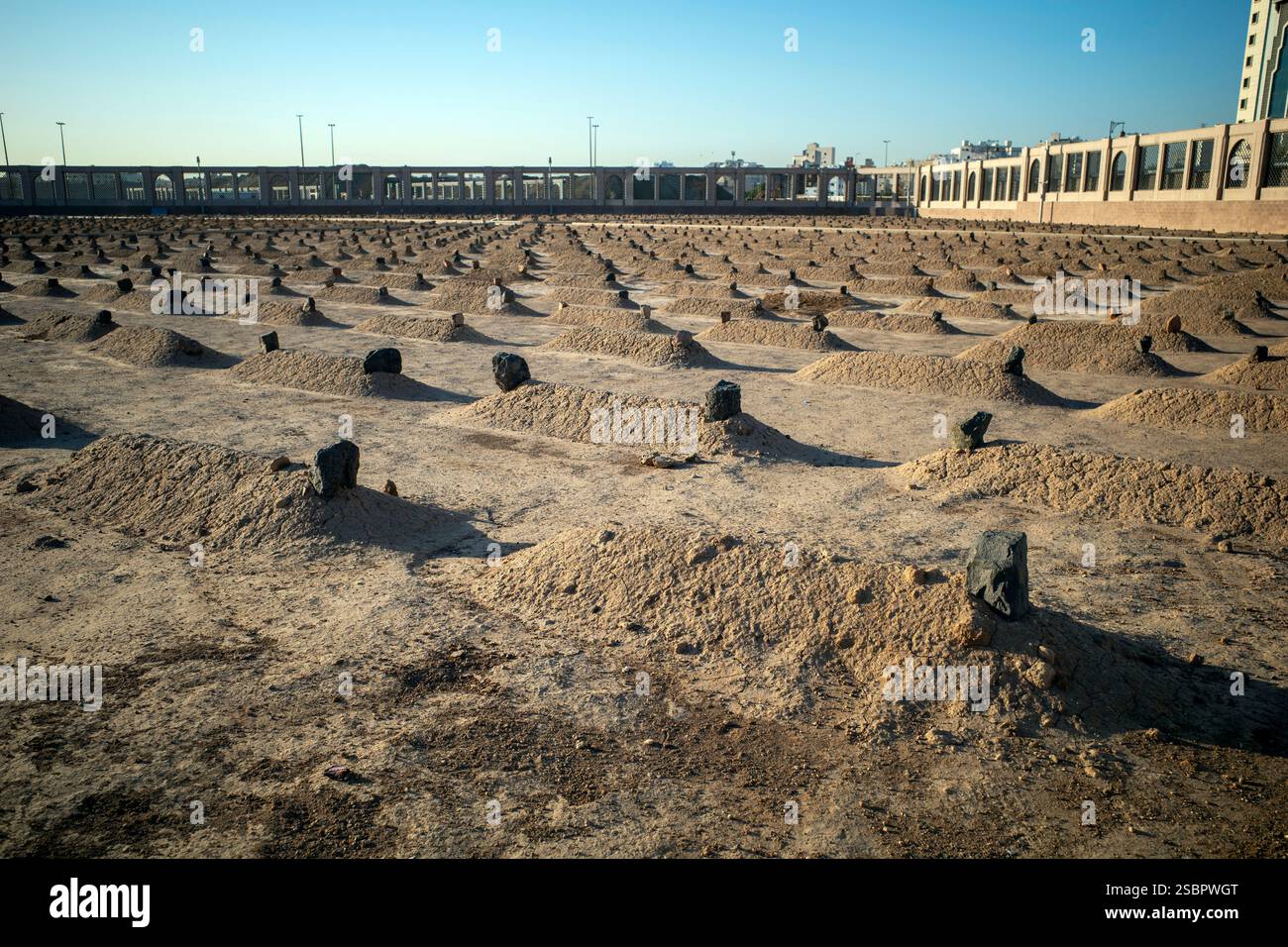 Jannat Al-Baqi (Garden of Baqi), a cemetery in Medina, Saudi Arabia ...