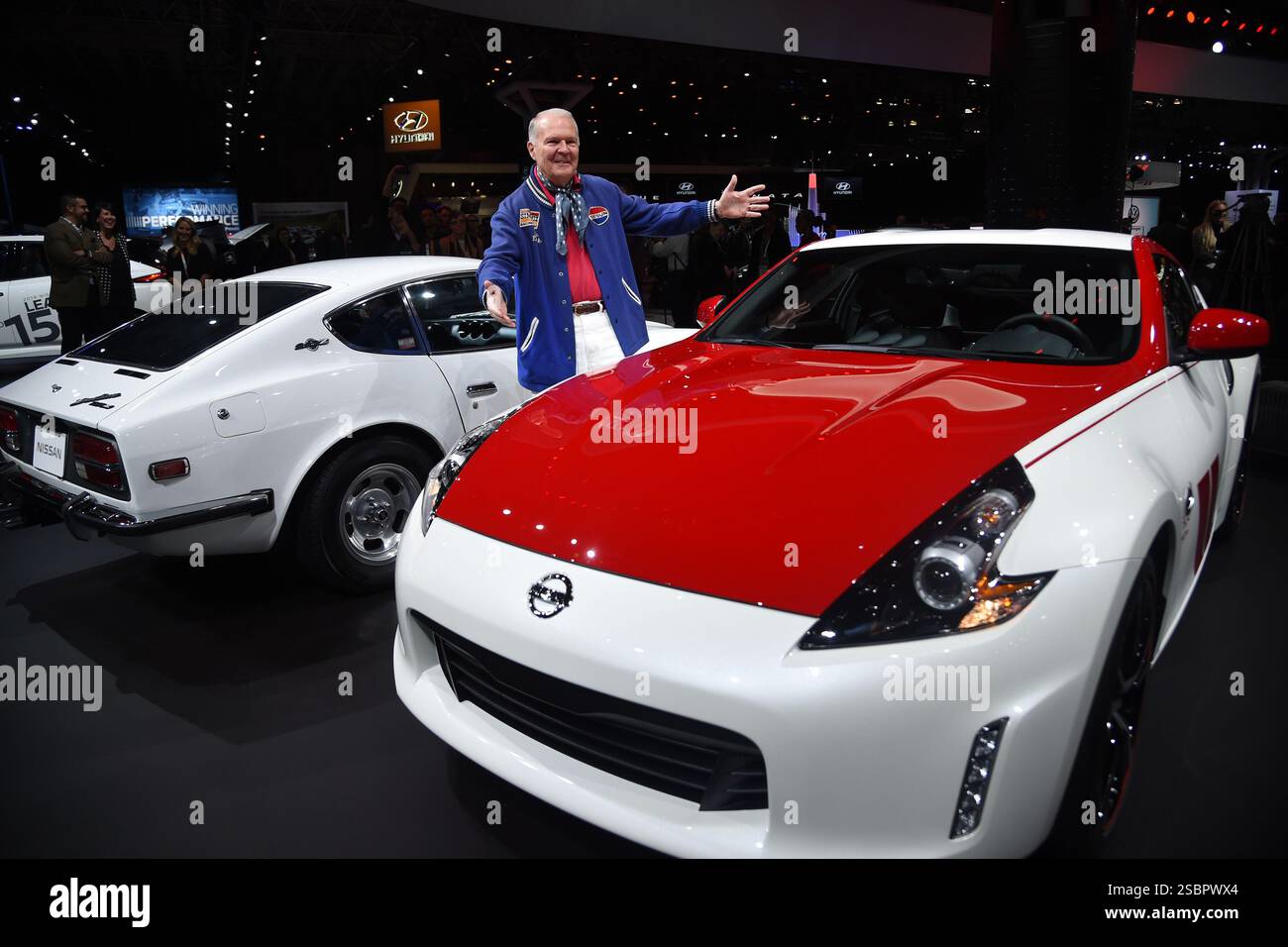 Peter Brock of Brock Racing Enterprises with 2020 Nissan 370Z 50th ...