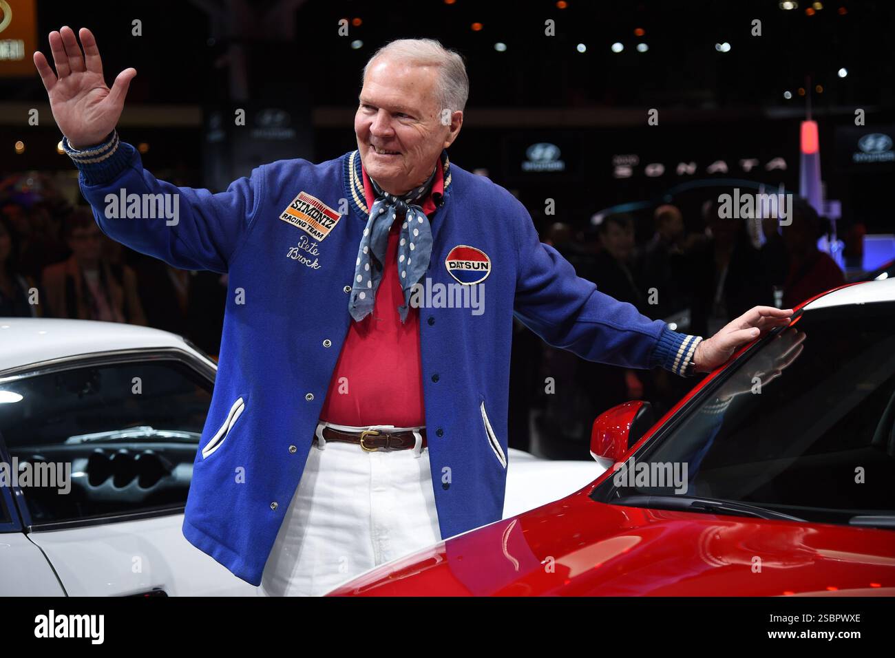 Peter Brock of Brock Racing Enterprises with 2020 Nissan 370Z 50th ...