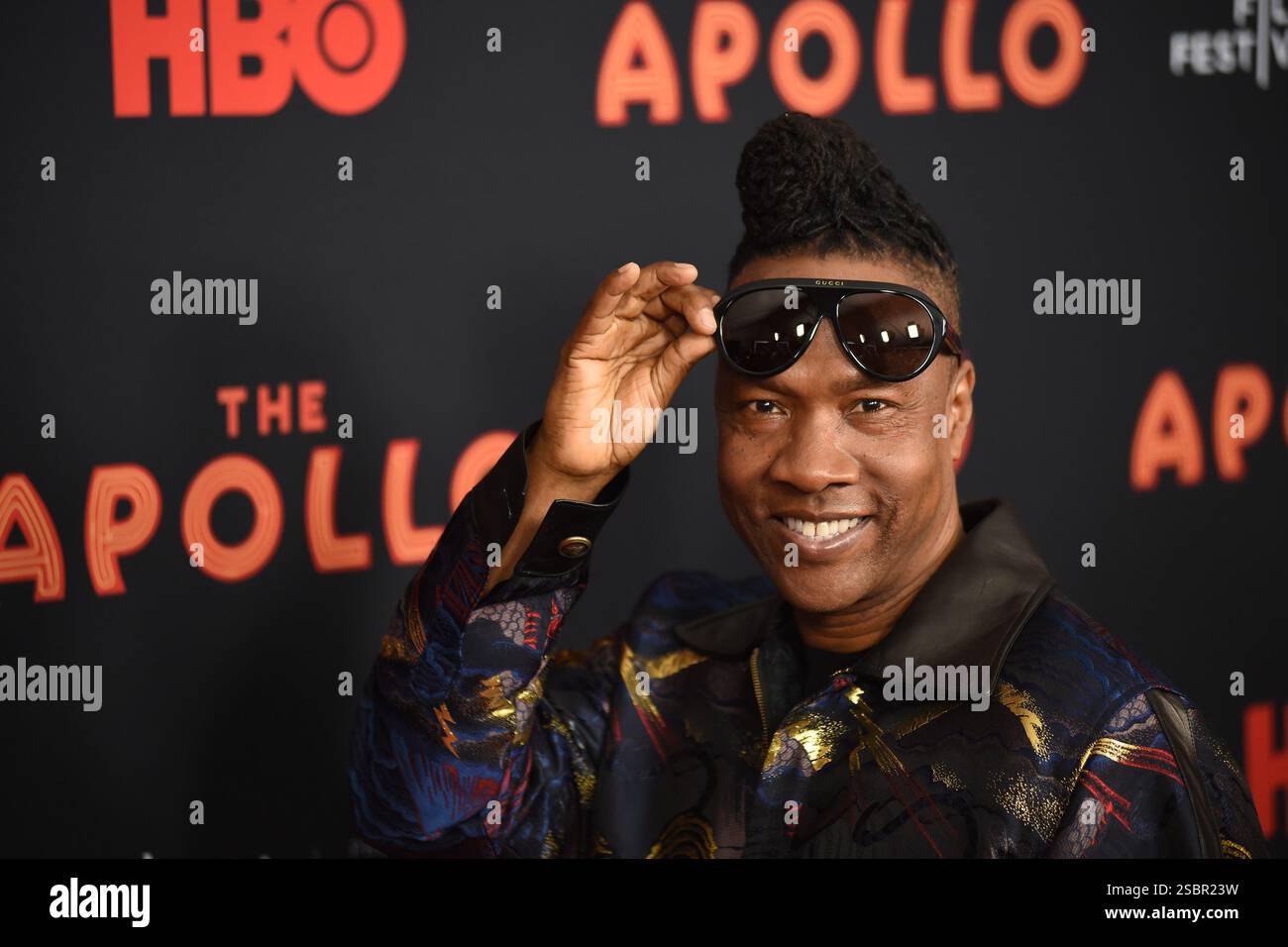 Roger Ross Williams attending 'Apollo' film premiere at the Apollo ...