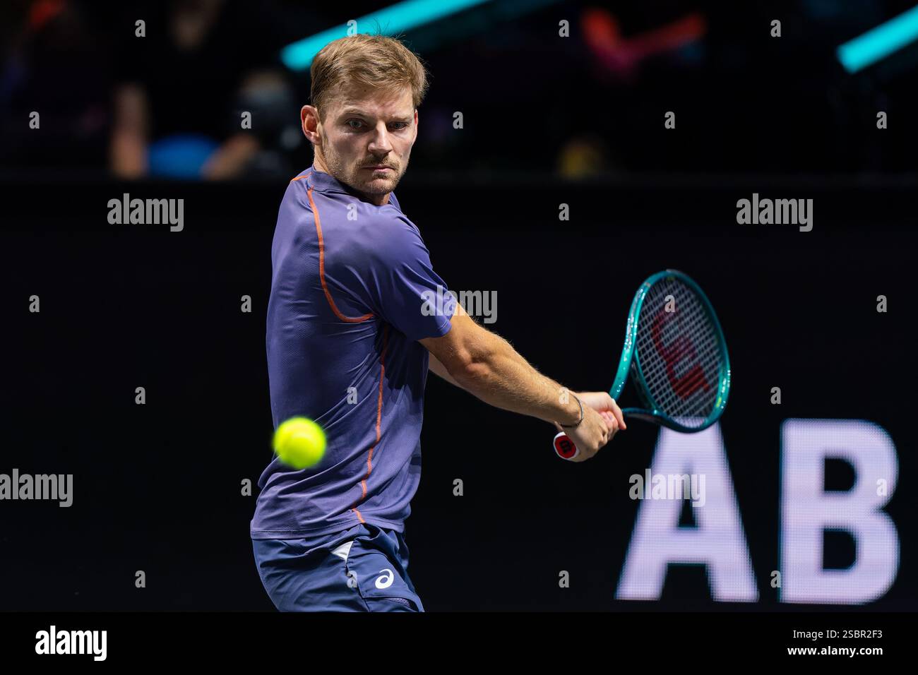 Rotterdam, Netherlands. 04th Feb, 2025. ROTTERDAM, NETHERLANDS - FEBRUARY 4: David Goffin of ...