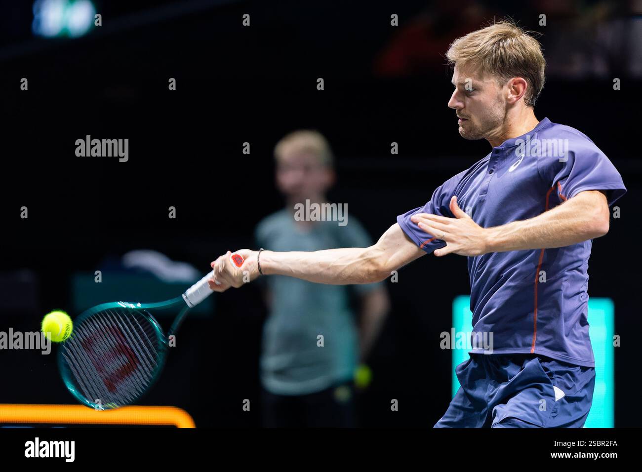 Rotterdam, Netherlands. 04th Feb, 2025. ROTTERDAM, NETHERLANDS - FEBRUARY 4: David Goffin of ...