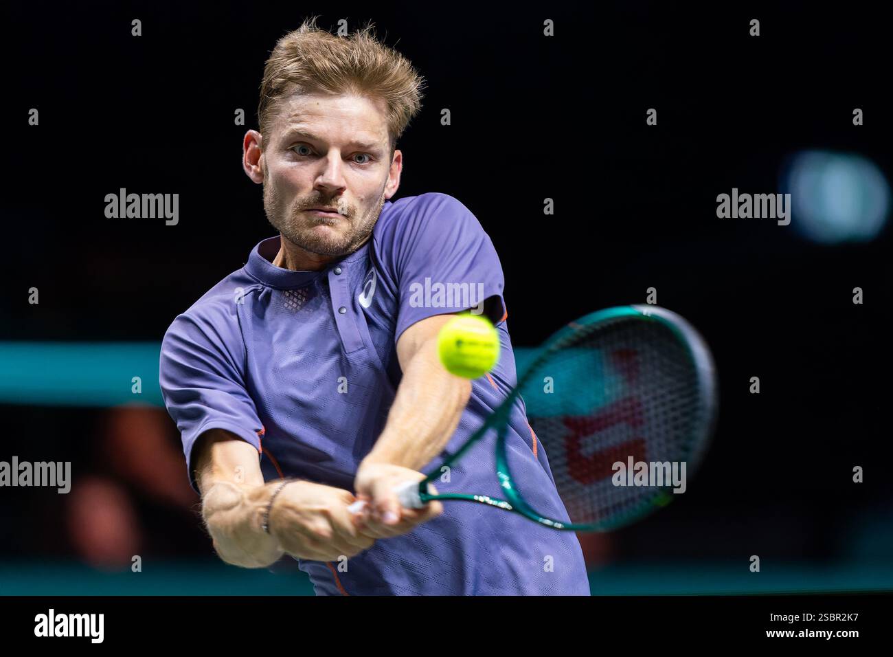 Rotterdam, Netherlands. 04th Feb, 2025. ROTTERDAM, NETHERLANDS - FEBRUARY 4: David Goffin of ...
