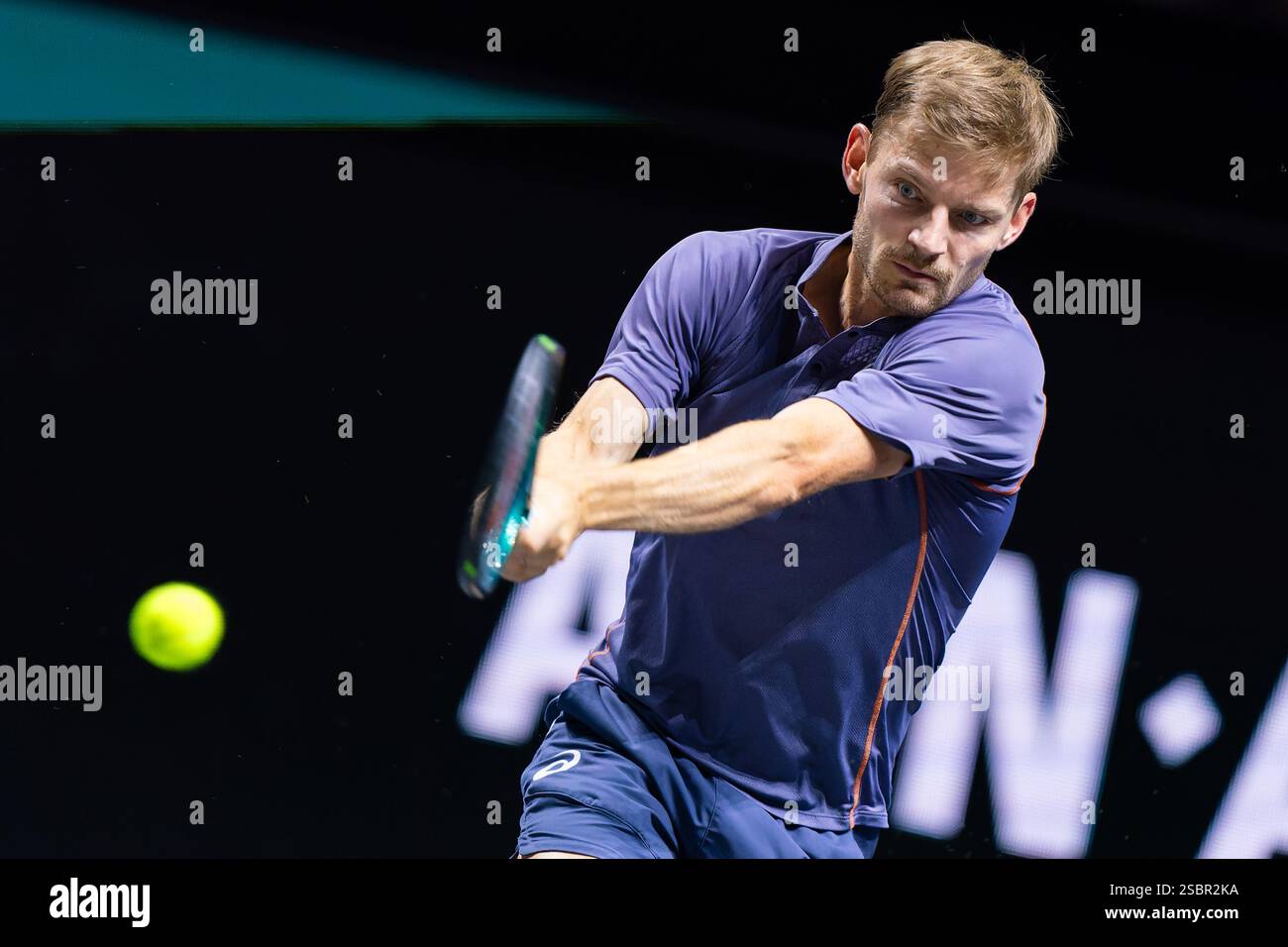Rotterdam, Netherlands. 04th Feb, 2025. ROTTERDAM, NETHERLANDS - FEBRUARY 4: David Goffin of ...