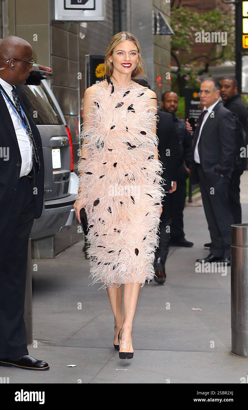 Model Martha Hunt arriving at the Time 100 Gala on April 23 2019 in New ...