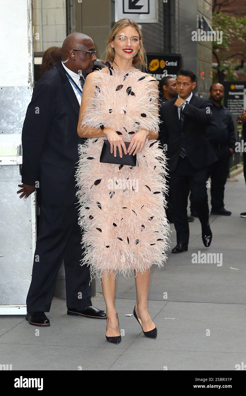 Model Martha Hunt arriving at the Time 100 Gala on April 23 2019 in New ...