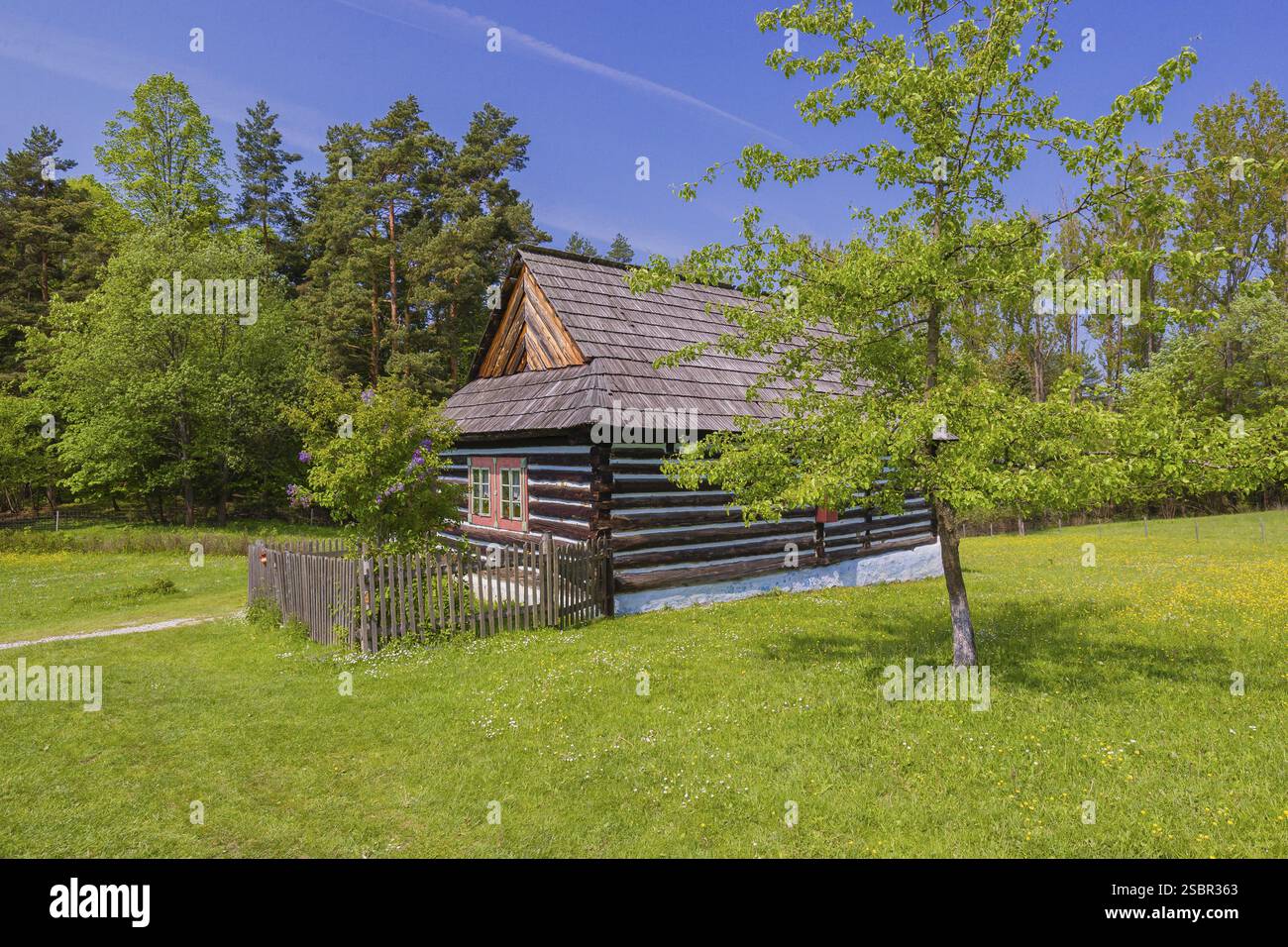 Open-air museum Stara lubovna, Slovakia Goralen huse from VeLka Lesna ...