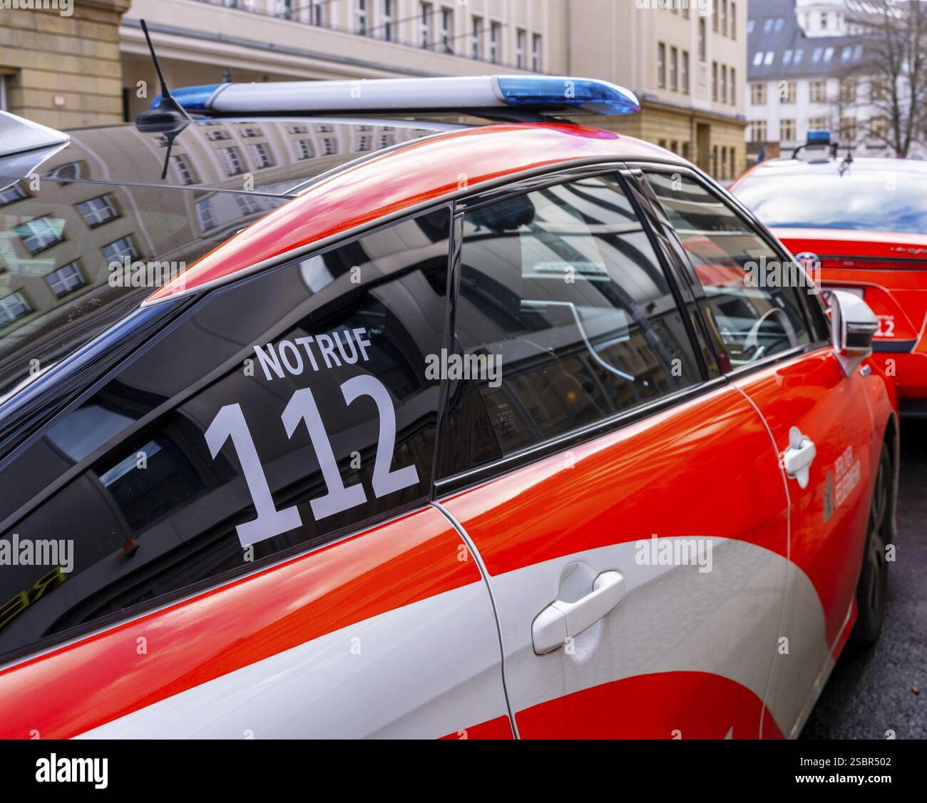 The current electric cars of the Berlin fire brigade, Berlin, Germany ...