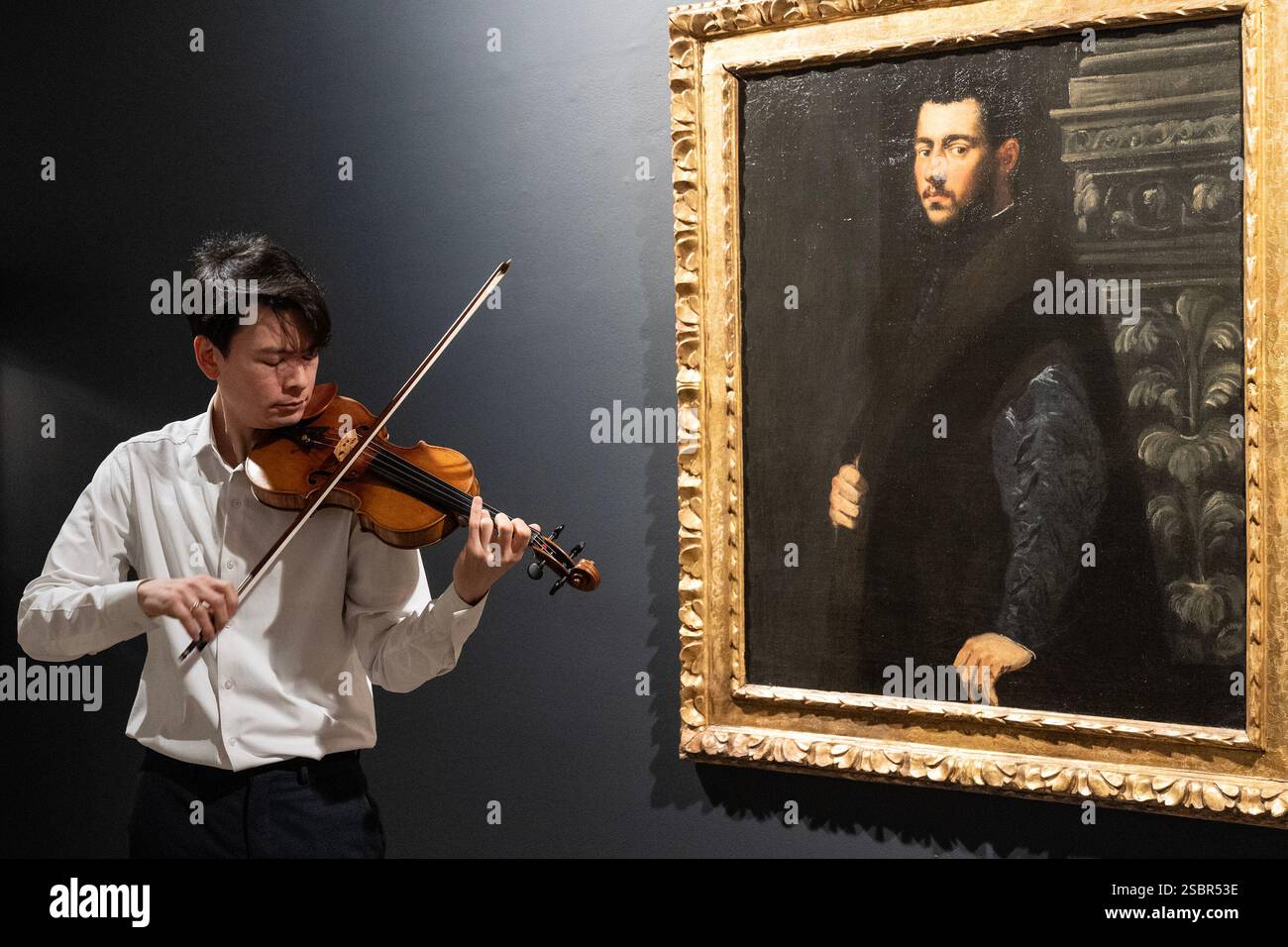 New York, New York, USA. 3rd Feb, 2025. Crafted in 1714 by Antonio ...