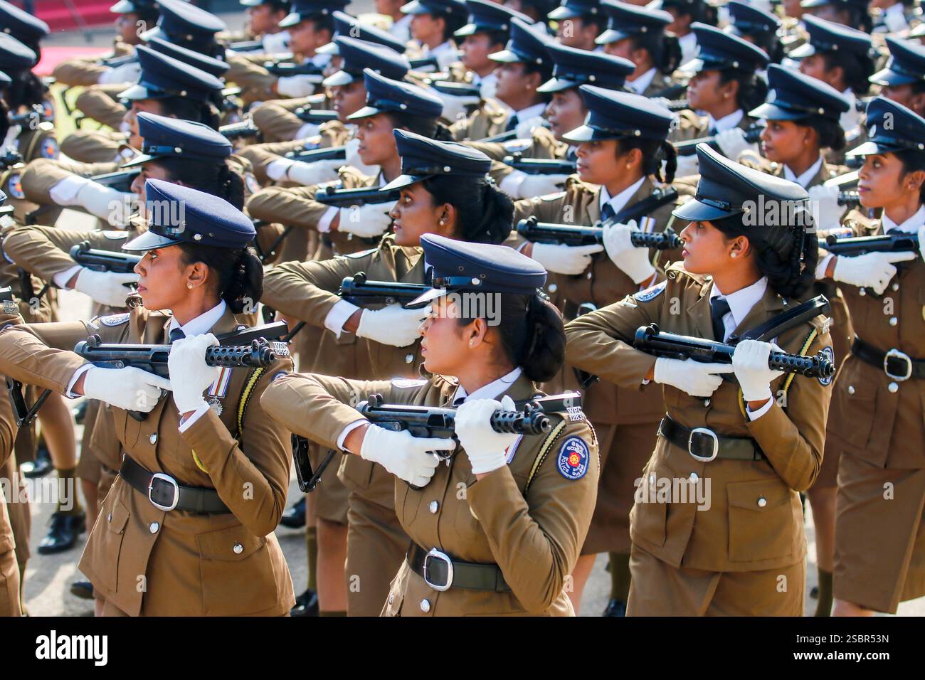 Colombo, Sri Lanka. 04th Feb, 2025. Sri Lankan police female officers ...