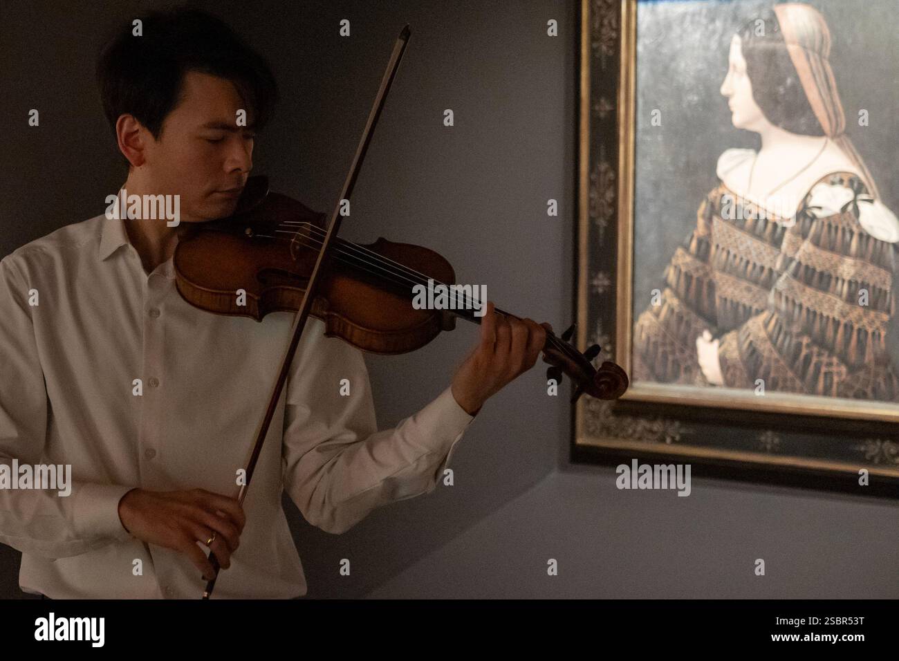 New York, New York, USA. 3rd Feb, 2025. Crafted in 1714 by Antonio ...