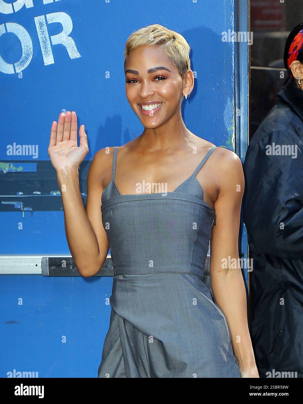 Actress Meagan Good made an appearance at 'Good Morning America' on ...