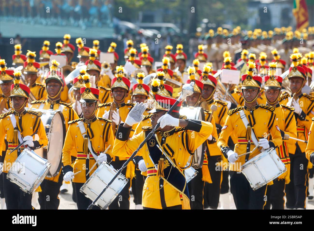 Sri Lankan military personnel take part in the 77th Independence Day ...
