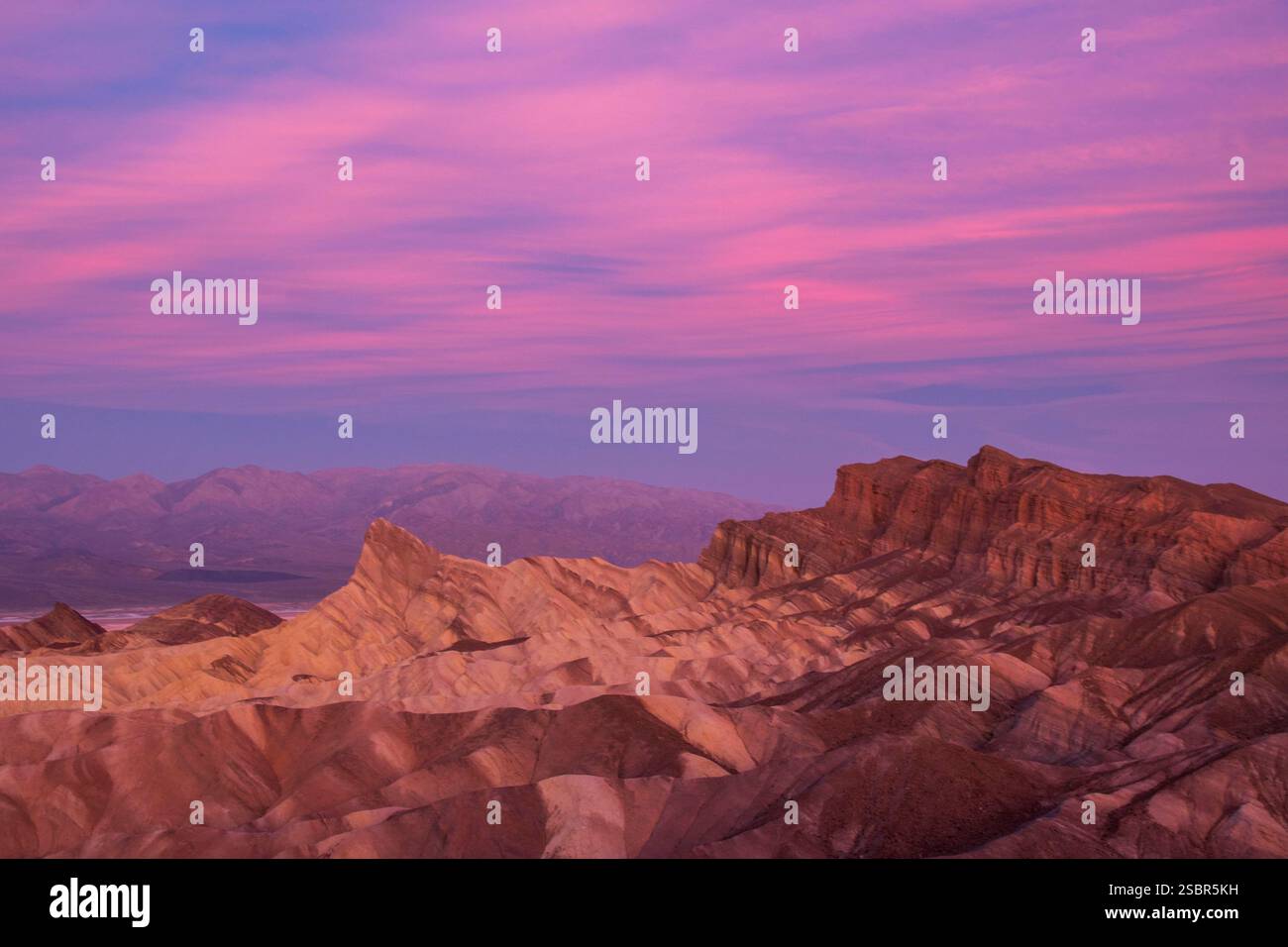 Zabriskie Point is an iconic location in Death Valley National Park in ...