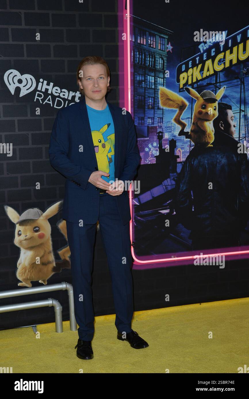 Ronan Farrow arriving to the 'Pokemon Detective Pikachu' film premiere ...