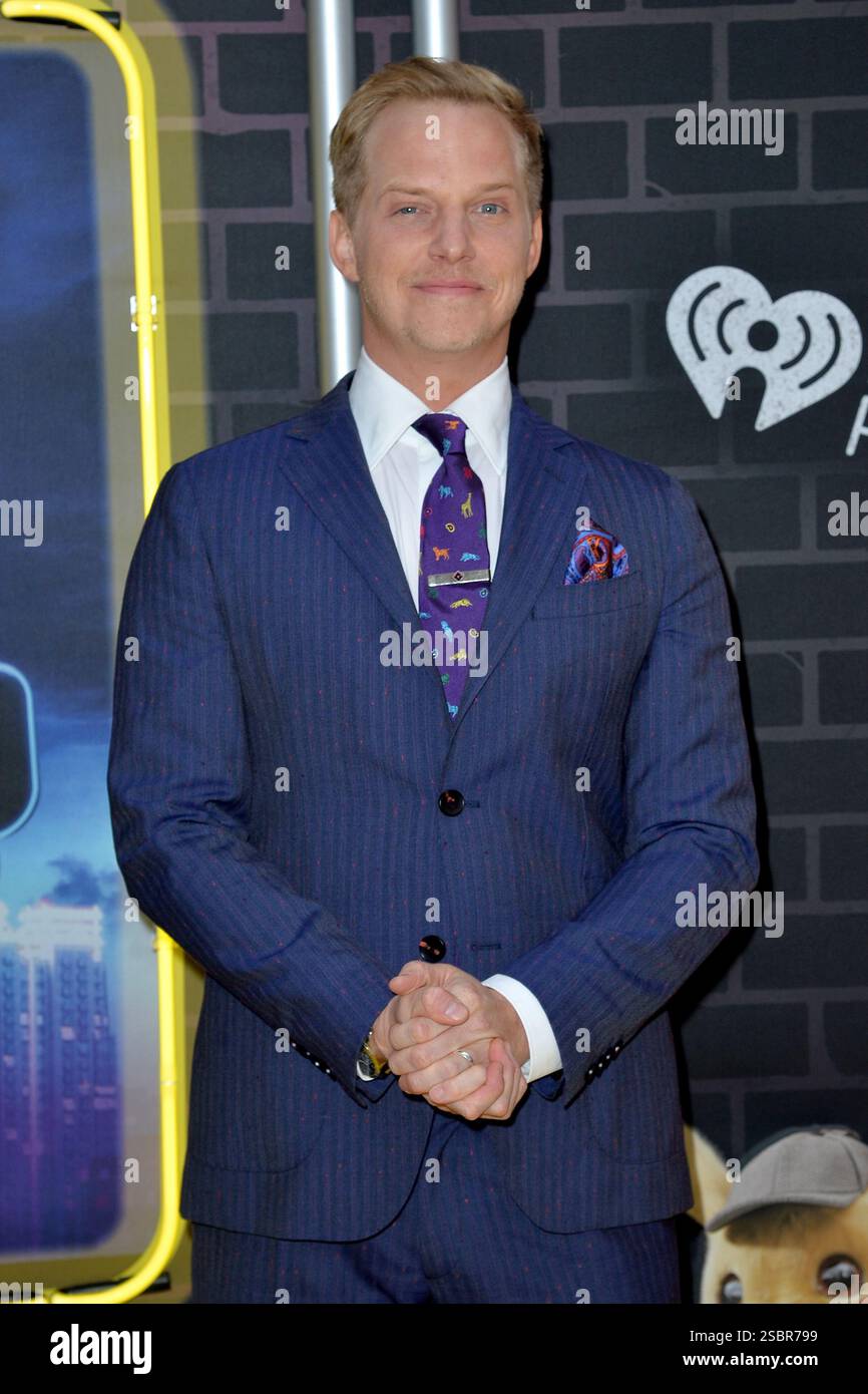 Chris Geere arriving to the 'Pokemon Detective Pikachu' film premiere ...
