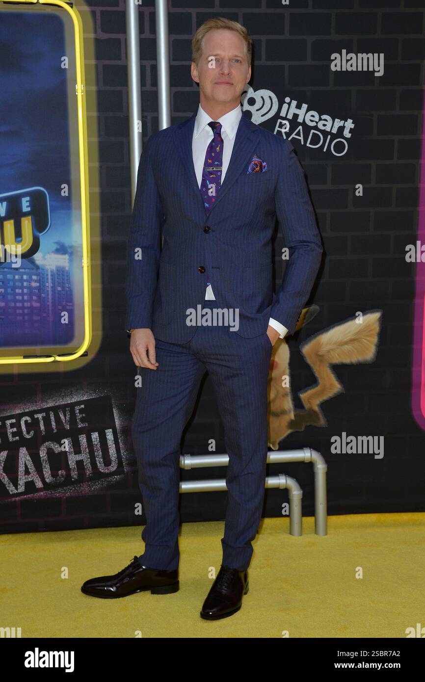 Chris Geere arriving to the 'Pokemon Detective Pikachu' film premiere ...