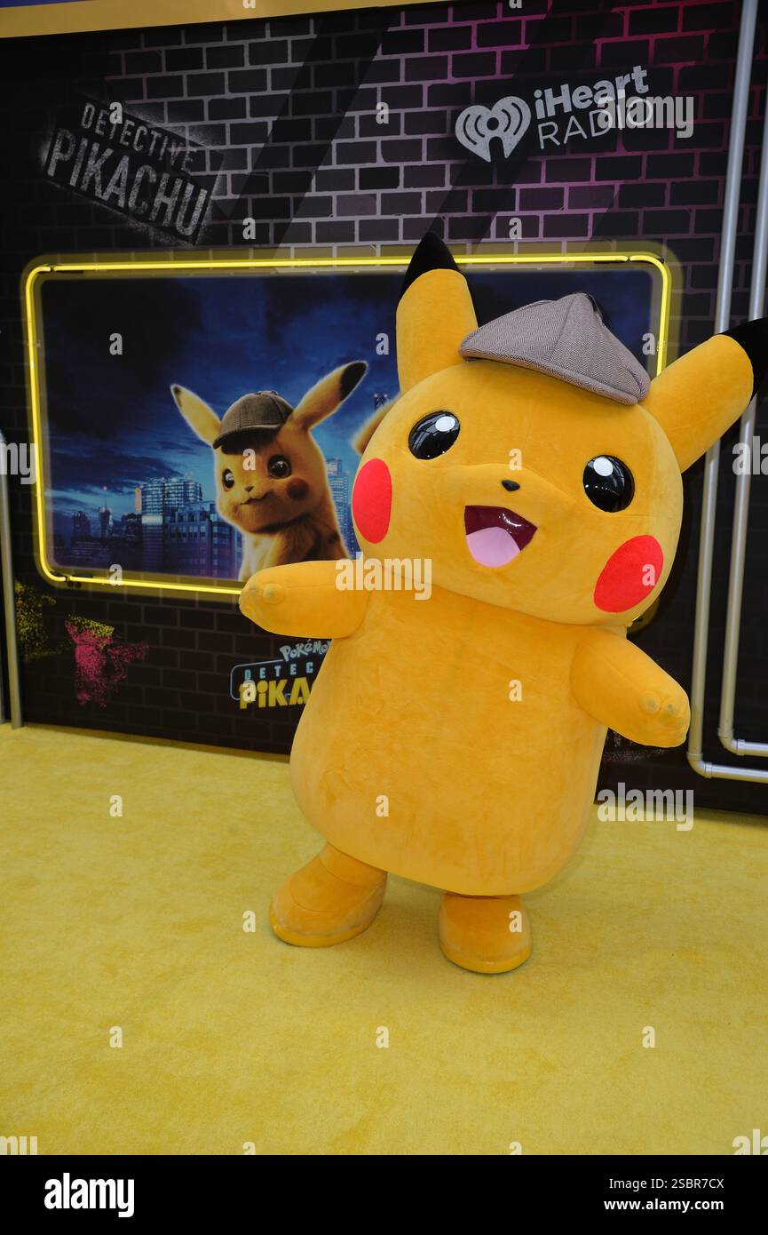 Pikachu arriving to the 'Pokemon Detective Pikachu' film premiere in ...