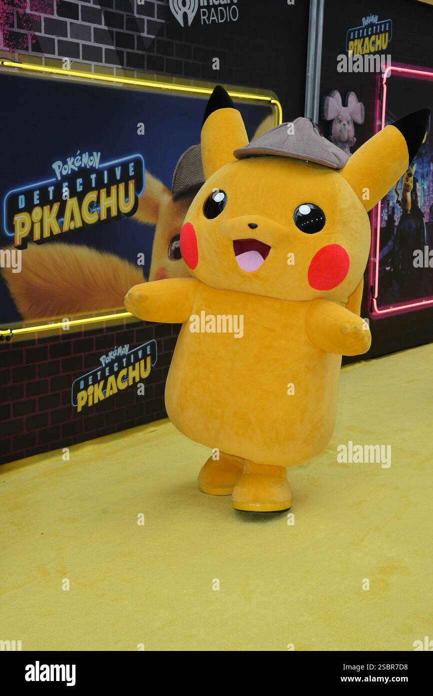 Pikachu arriving to the 'Pokemon Detective Pikachu' film premiere in ...
