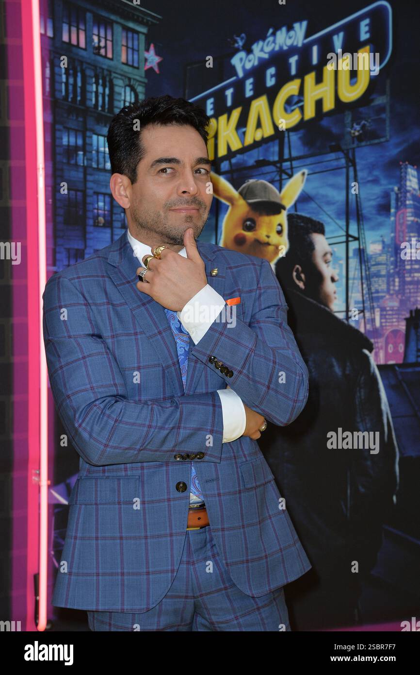 Omar Chaparro arriving to the 'Pokemon Detective Pikachu' film premiere ...